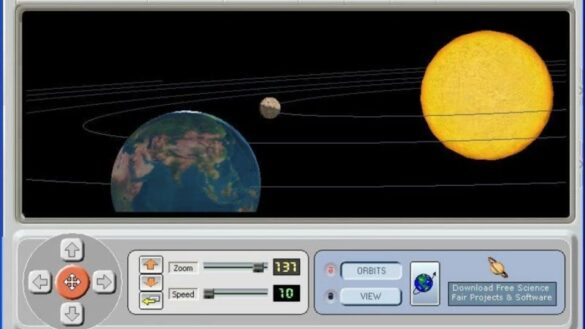 Solar System 3D Simulator - App khám phá bí ẩn hệ Mặt Trời