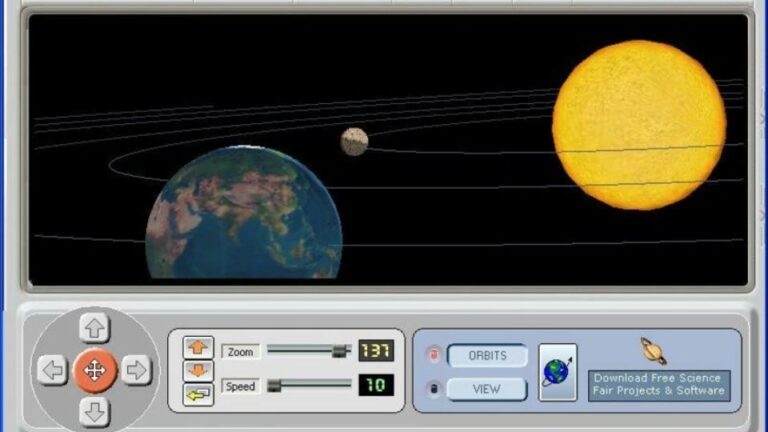 Solar System 3D Simulator - App khám phá bí ẩn hệ Mặt Trời
